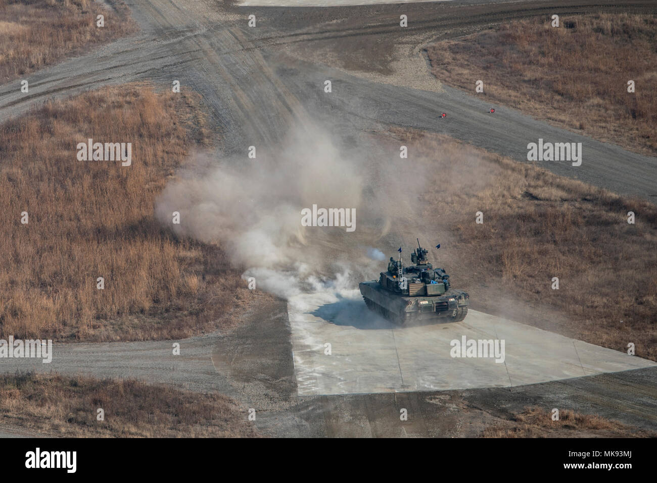 RODRIGUEZ LIVE FIRE COMPLEX, Republic of Korea – An M1A2 Abrams tank ...