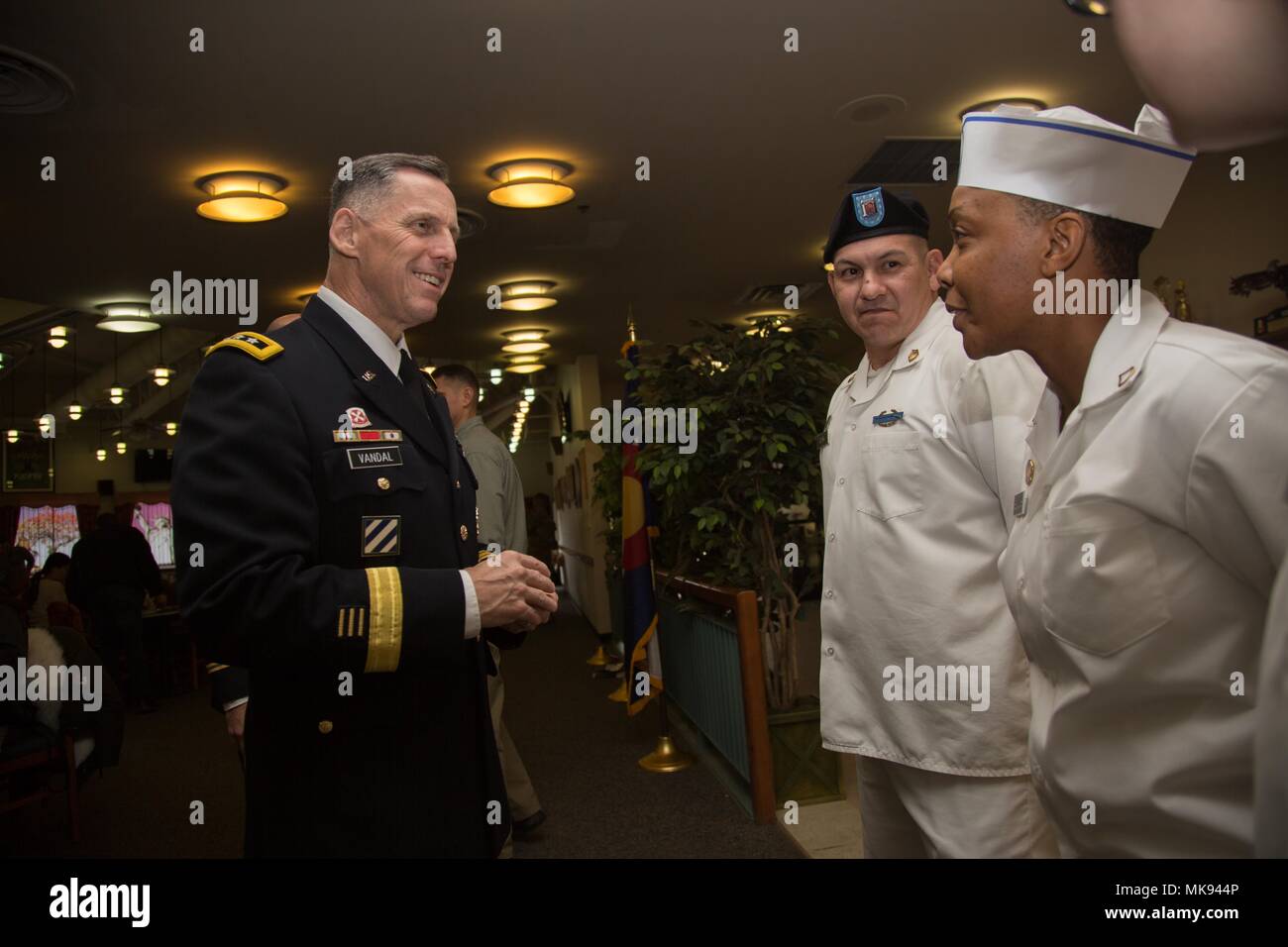 U.S. Army Lt. Gen. Thomas Vandal, 8th Army commanding general, awards ...