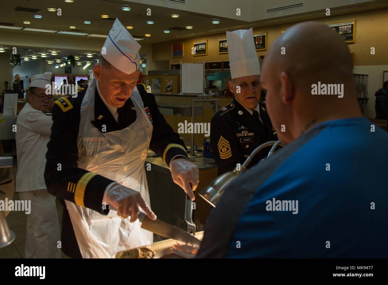 U.S. Army Lt. Gen. Thomas Vandal, 8th Army commanding general, serves ...