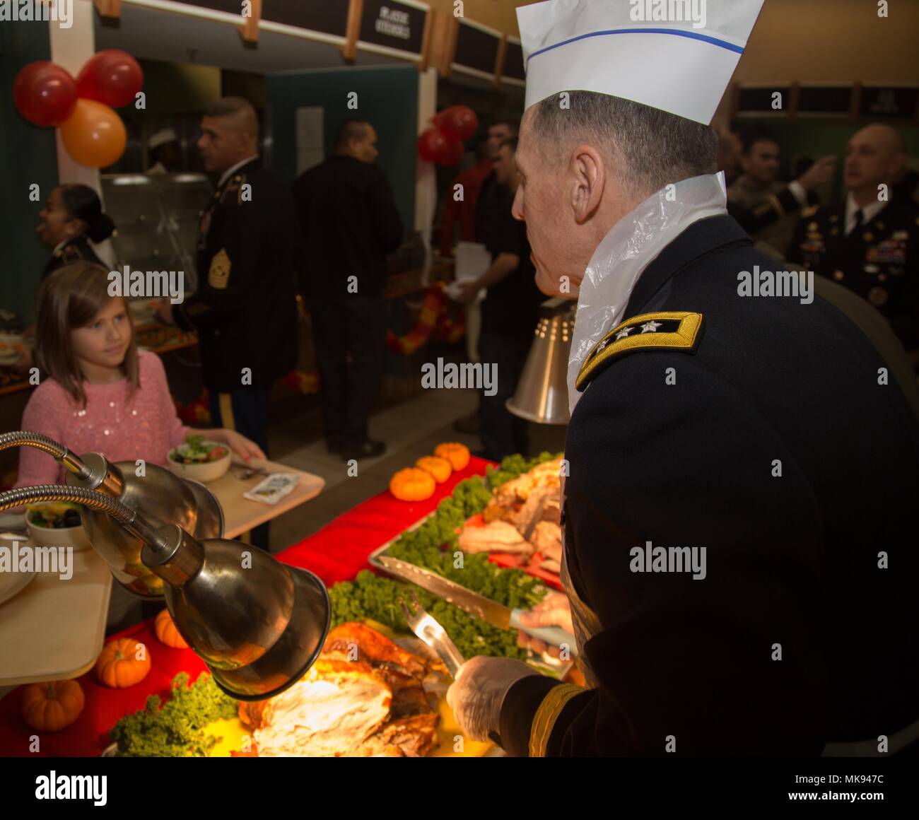 U.S. Army Lt. Gen. Thomas Vandal, 8th Army commanding general, serves ...