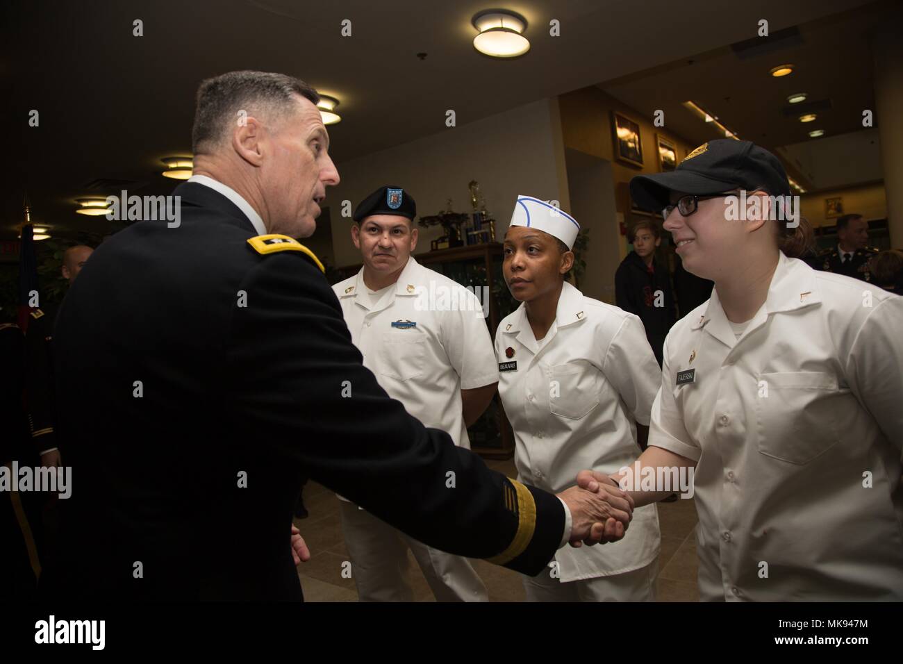 U.S. Army Lt. Gen. Thomas Vandal, 8th Army commanding general, awards ...