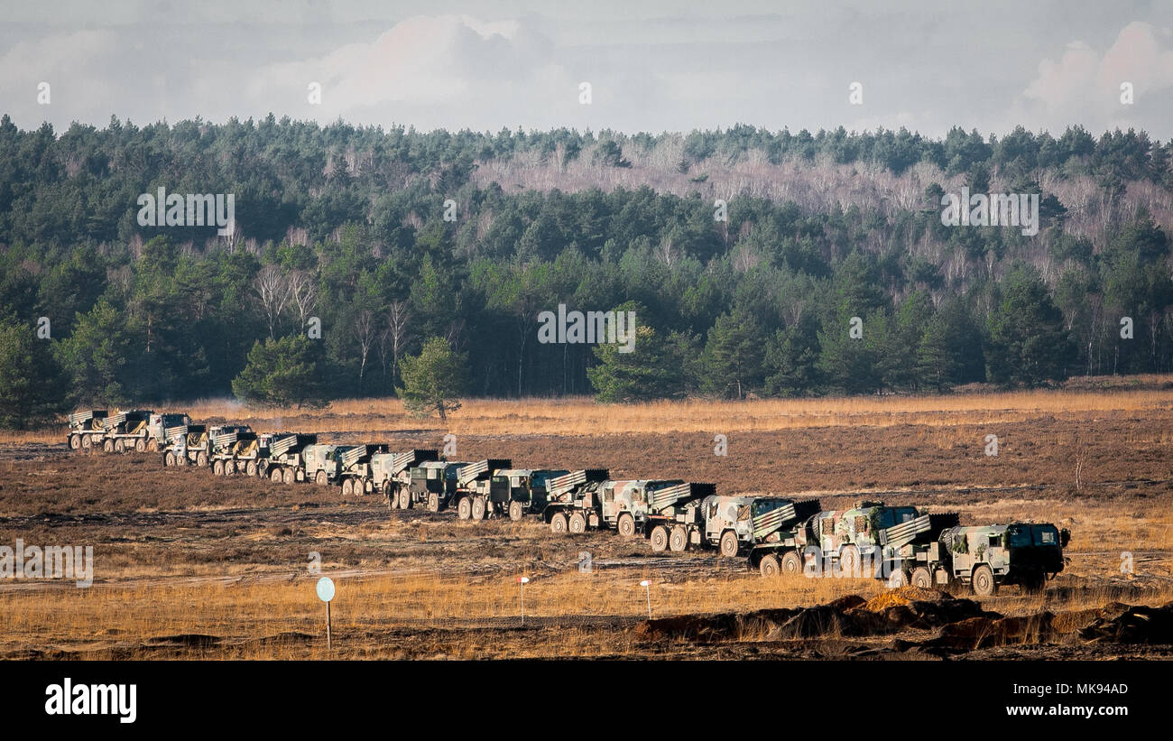 Polish WR-40 Langusta's idle while waiting for the order to fire a ...