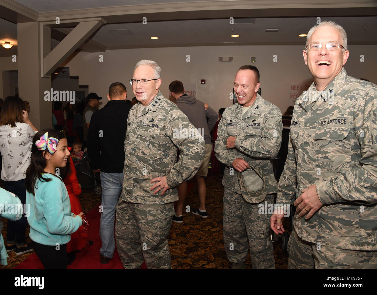 Lt Gen John Thompson, Commander, Space and Missile Systems Center, and ...