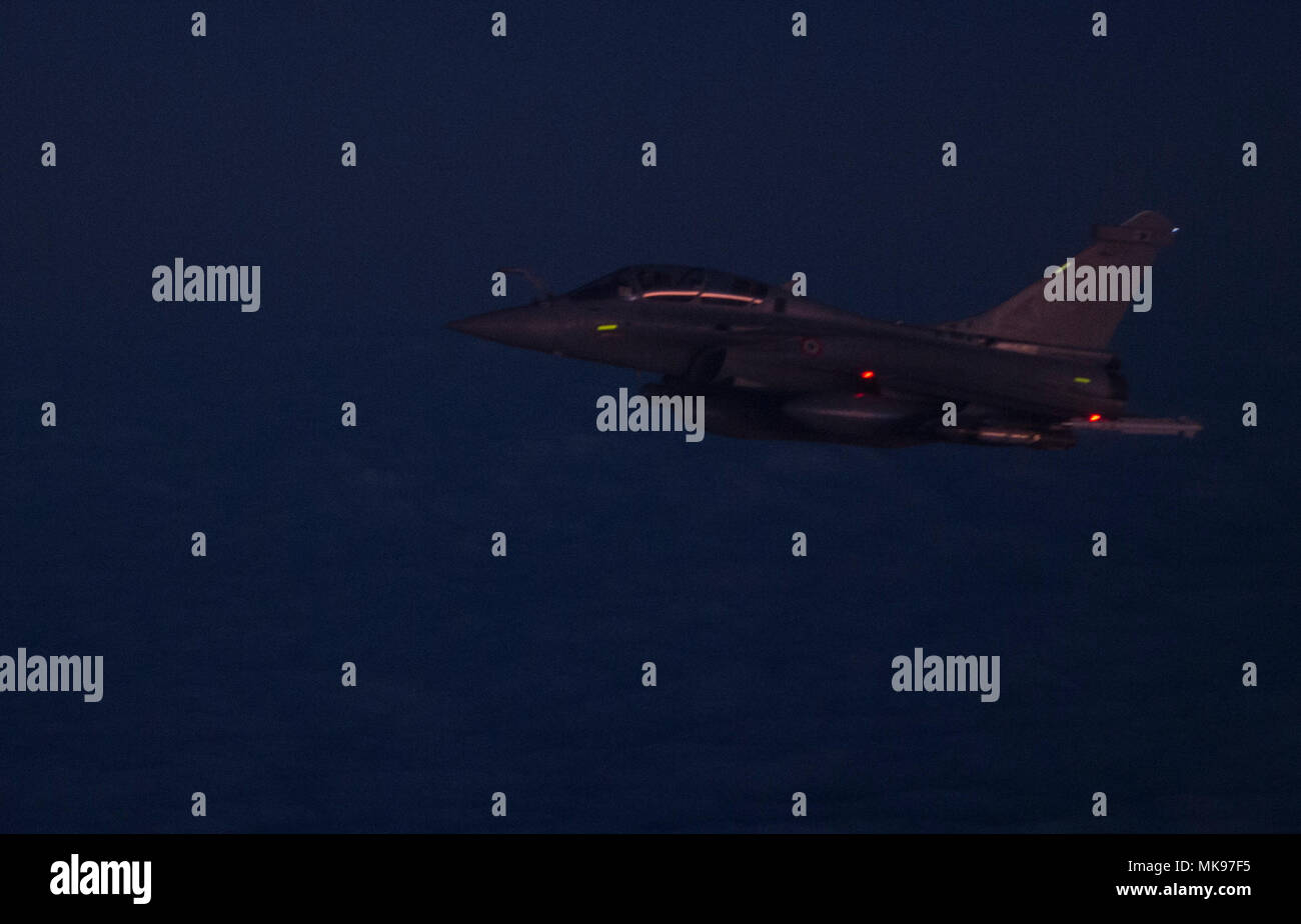 A French Air Force Dassault Rafael conducts air strikes and patrols in ...