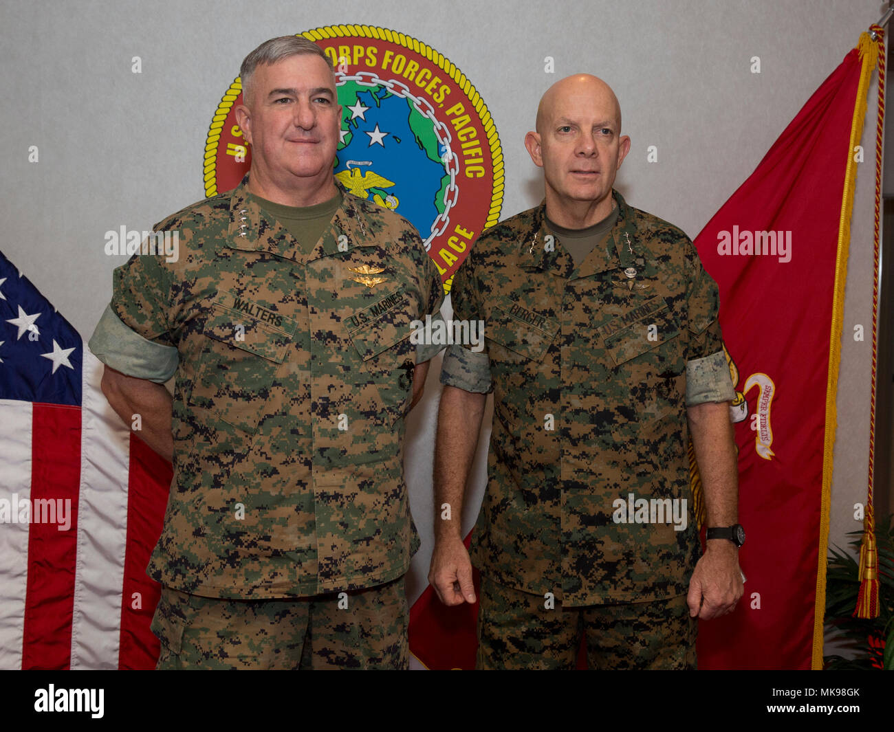 The Assistant Commandant of the Marine Corps Gen. Glenn M. Walters ...