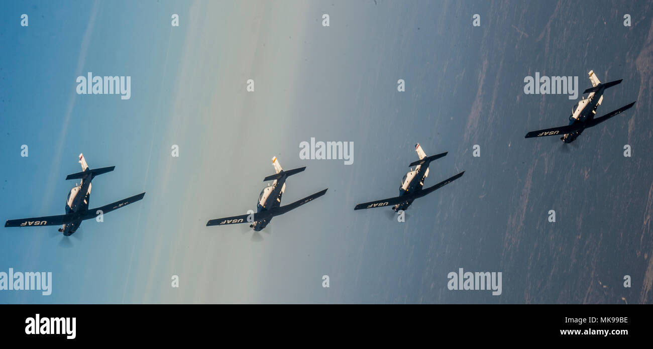 Pilots assigned to the 85th Flying Training Squadron, fly the T-6A ...