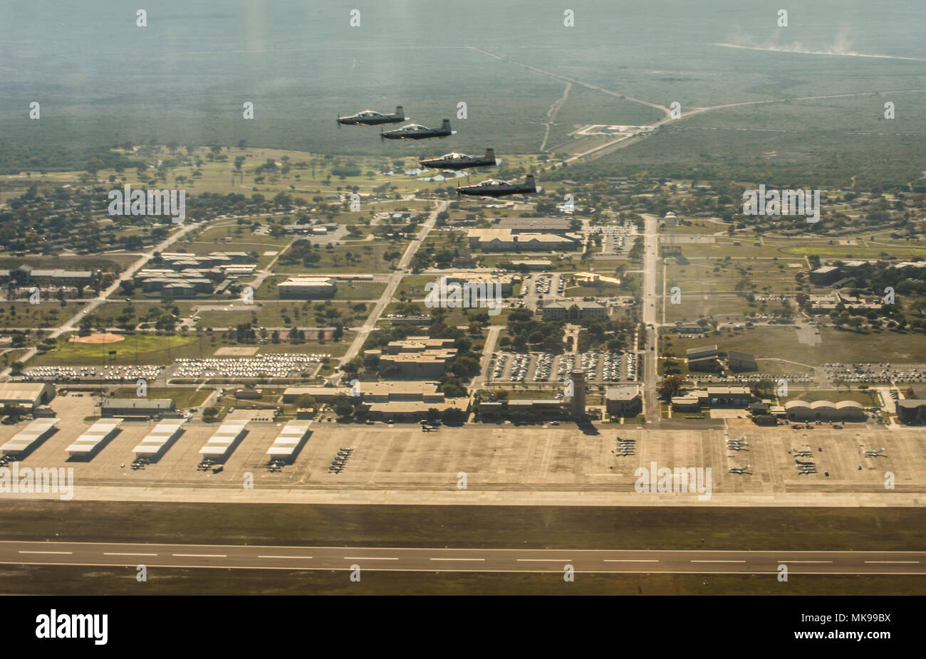 Pilots assigned to the 85th Flying Training Squadron, fly the T-6A ...