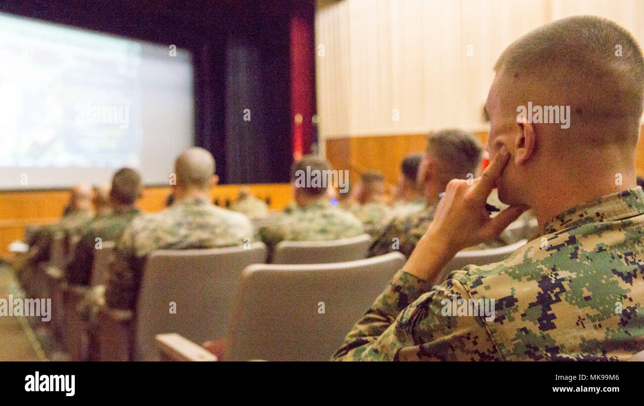 Officers of many ranks attend the Manpower Management Officer ...