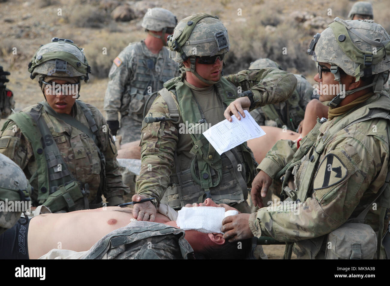 U.S. Army Soldier assigned to 1st Squadron, 7th Cavalry Regiment, 1st Brigade Combat Team, 1st ...
