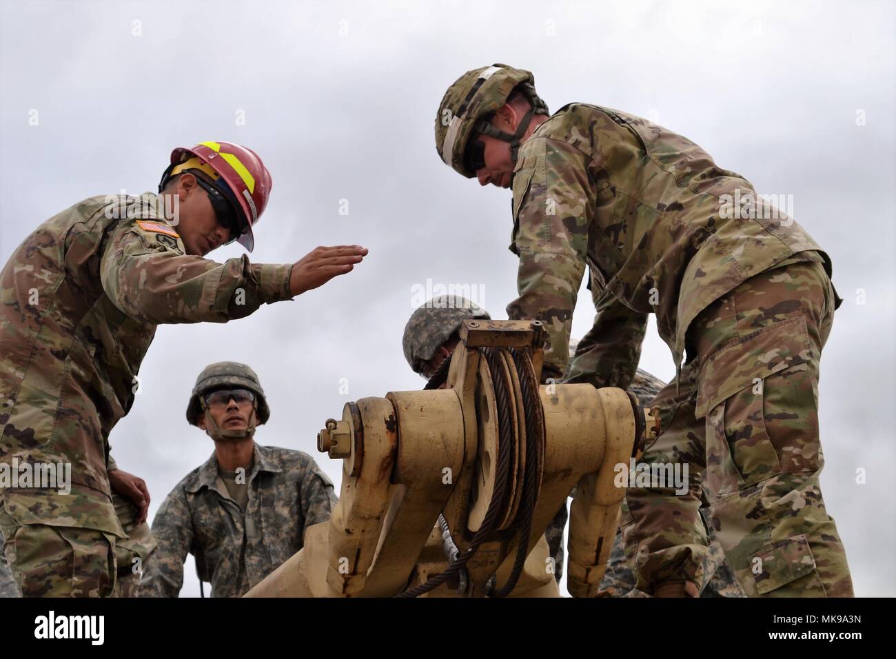 Instructors assigned to the 3rd Brigade, 94th Training Division train ...