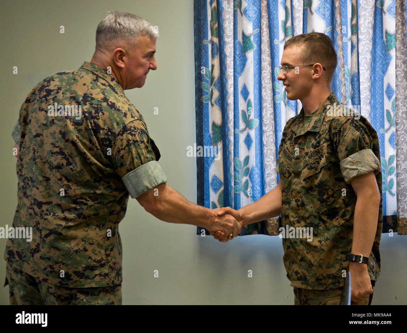 The Assistant Commandant of the Marine Corps Gen. Glenn M. Walters ...