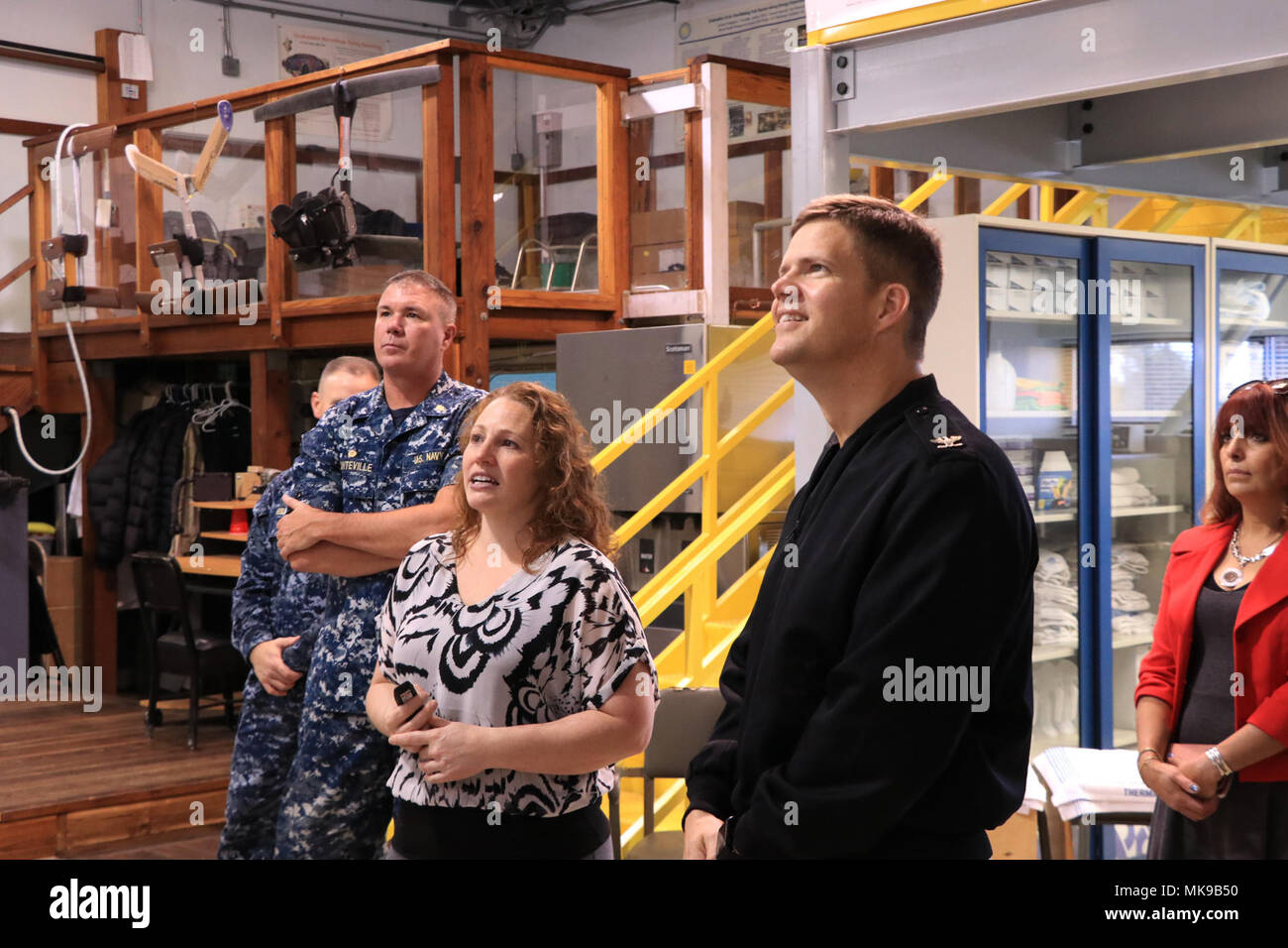 Capt. Brien Dickson, Naval Base Point Loma (NBPL) commanding officer ...