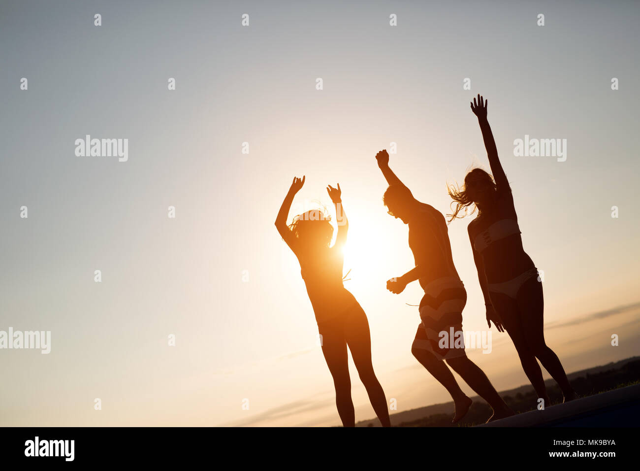 Summer silhouette hi-res stock photography and images - Alamy