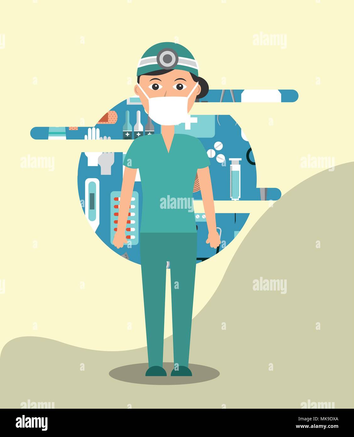 Team surgeon work in Stock Vector Images - Alamy