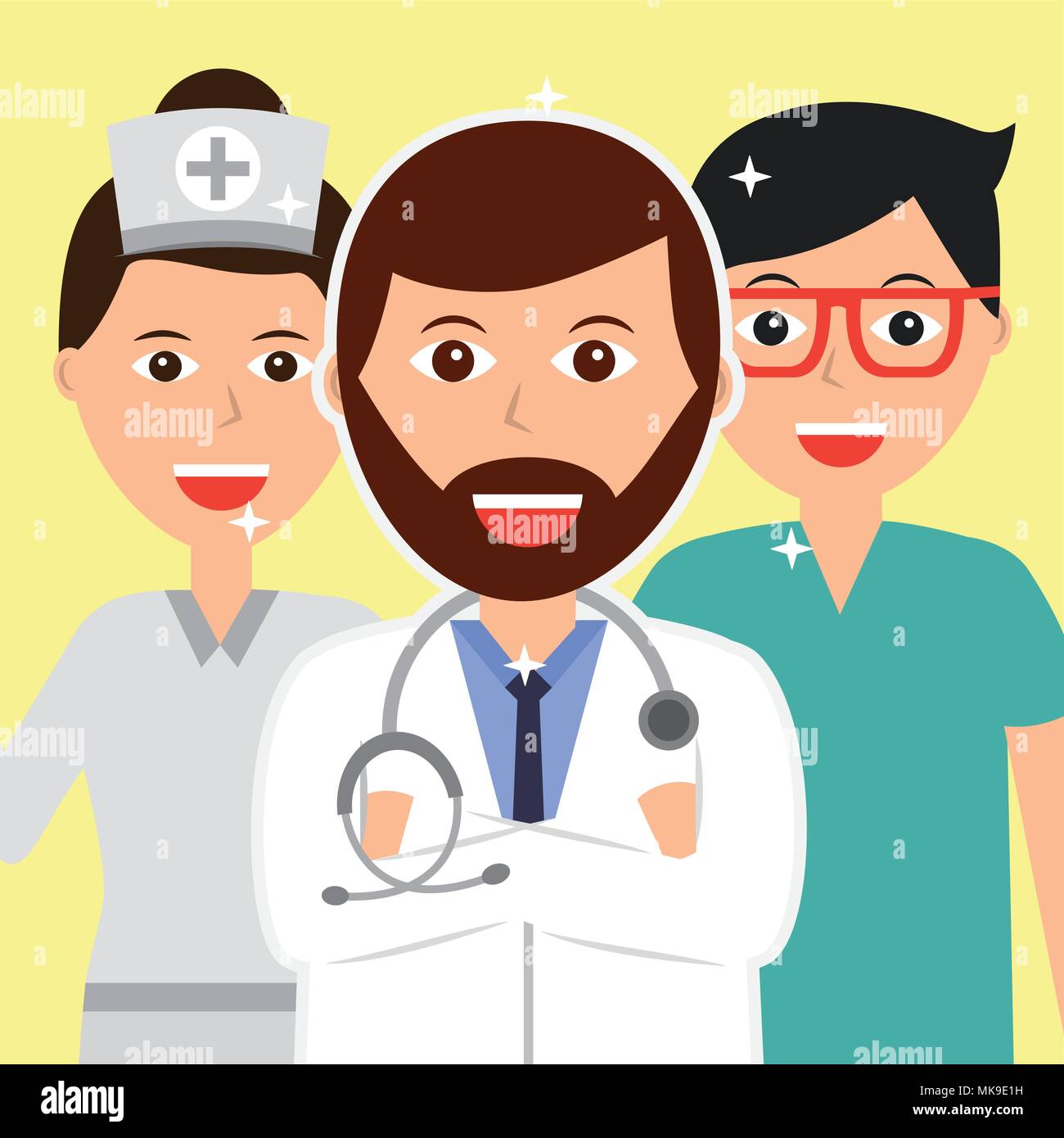 Medical profession Stock Vector Images - Alamy