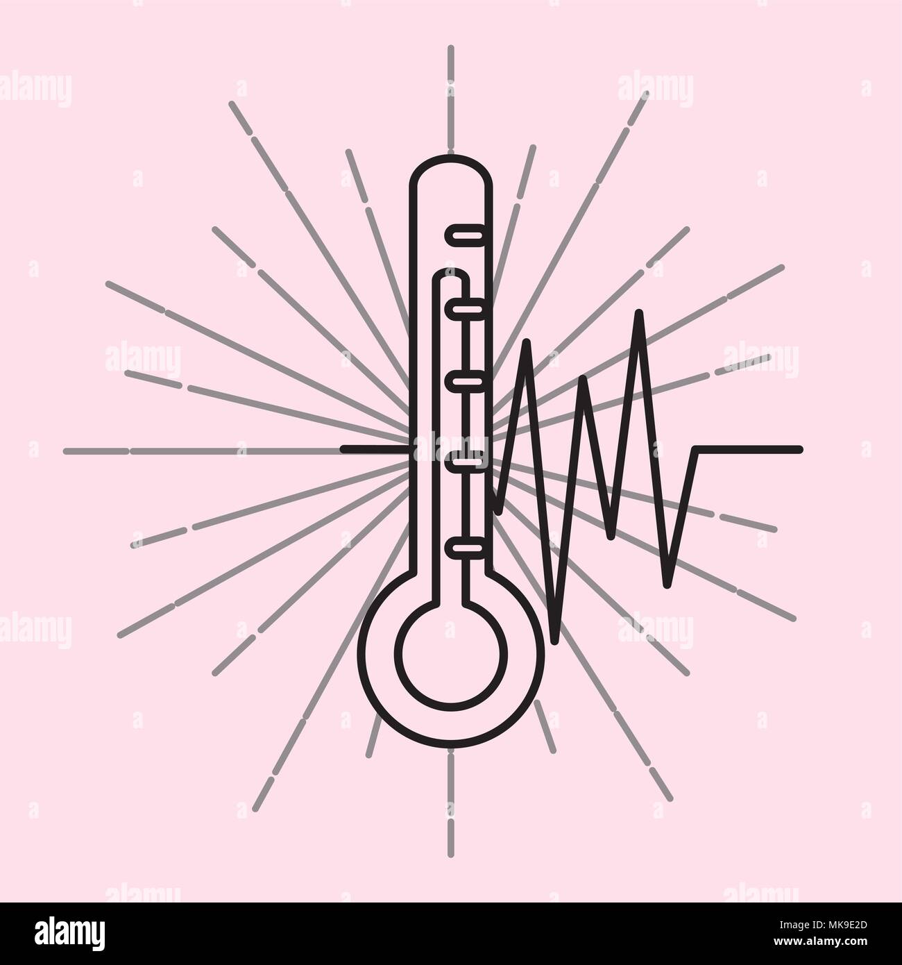 Heart rate meter Stock Vector Images - Alamy