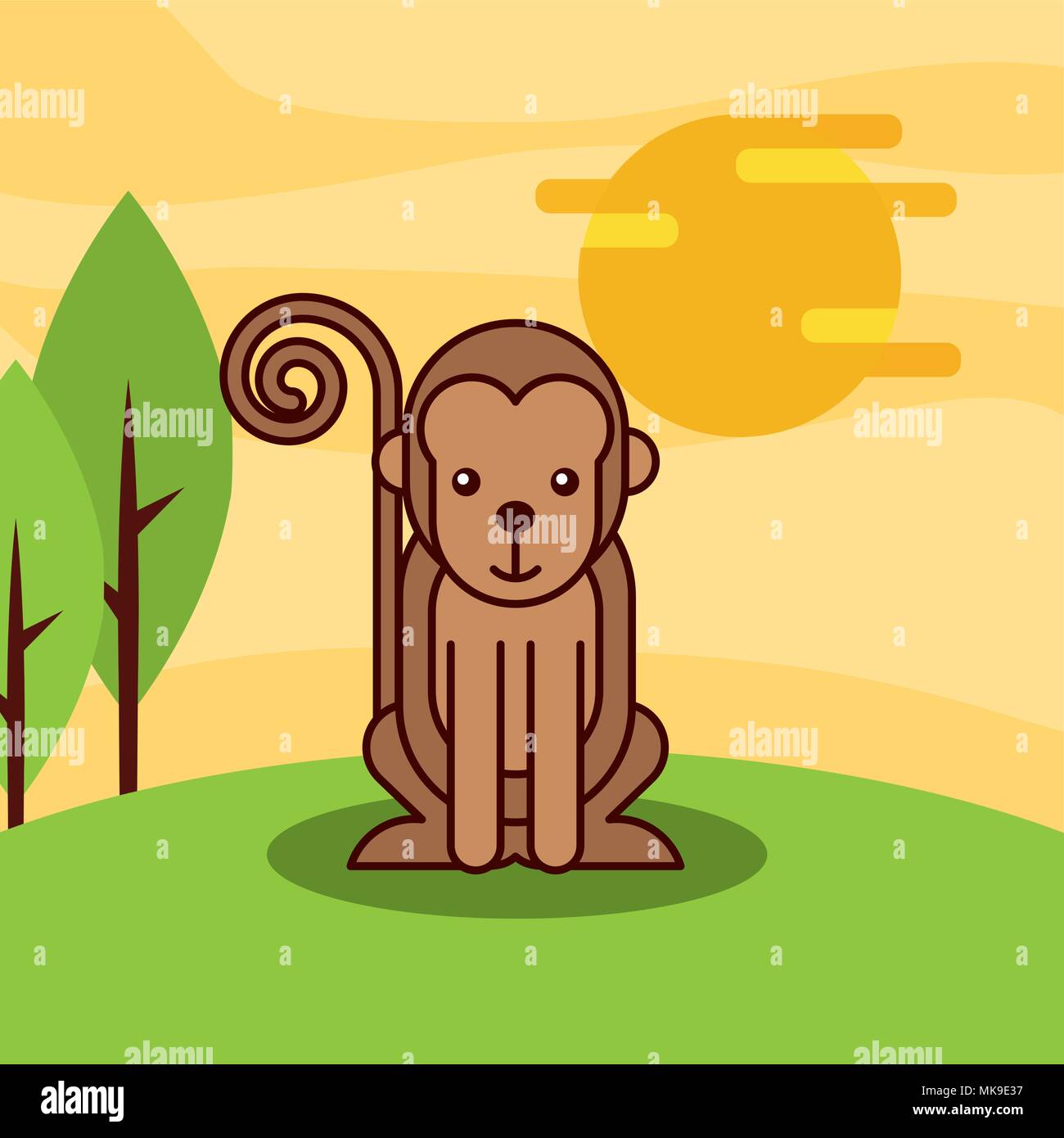 safari animals cartoon Stock Vector Image & Art - Alamy