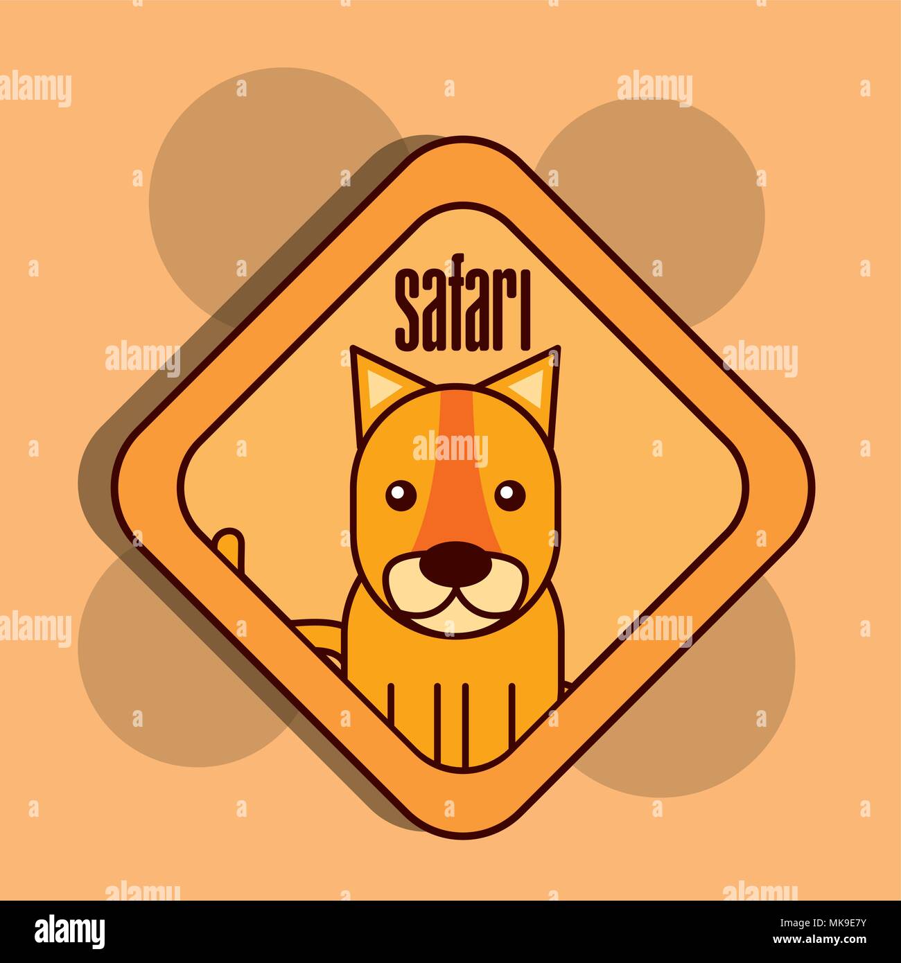 safari animals cartoon Stock Vector Image & Art - Alamy
