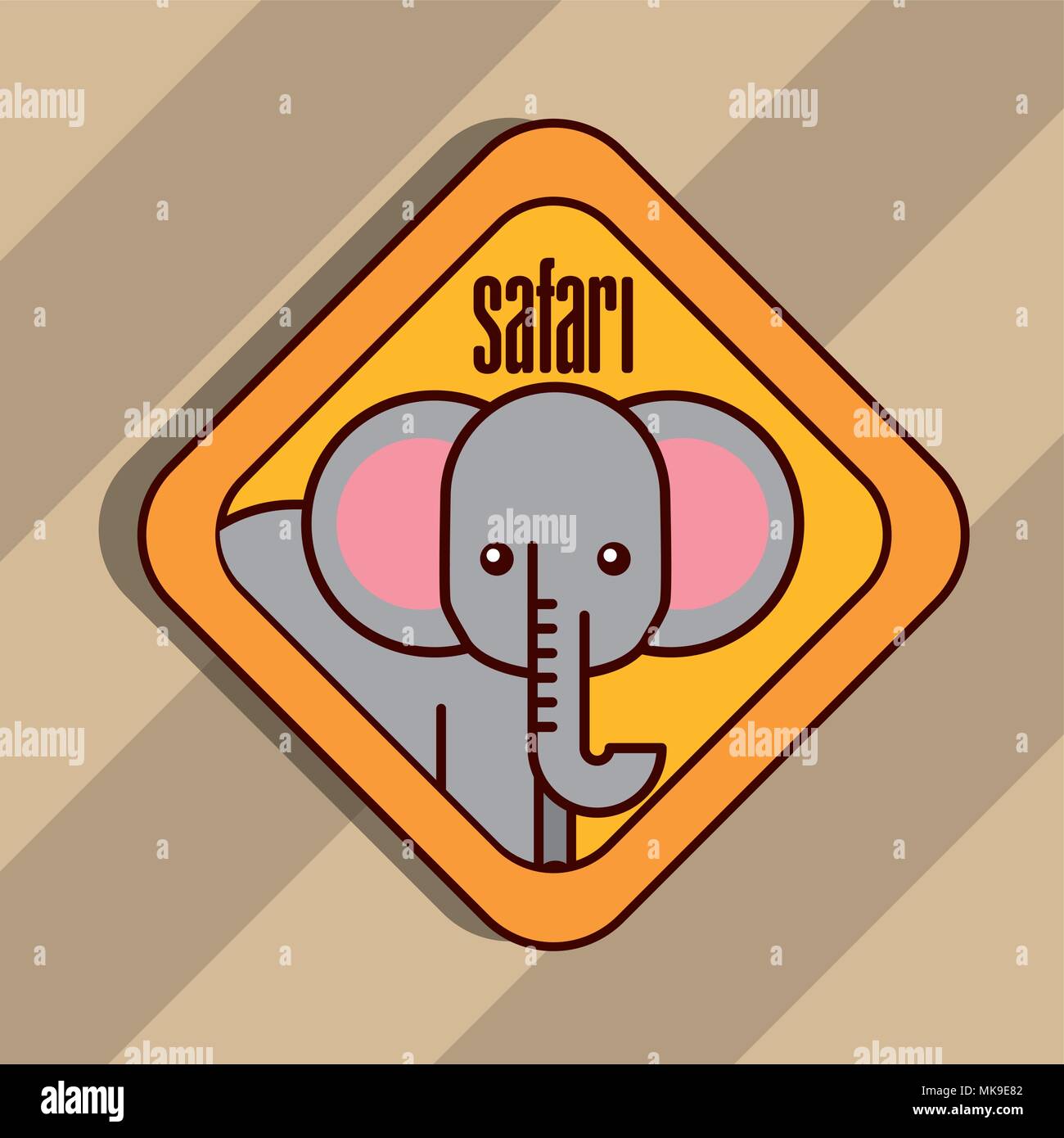 safari animals cartoon Stock Vector Image & Art - Alamy