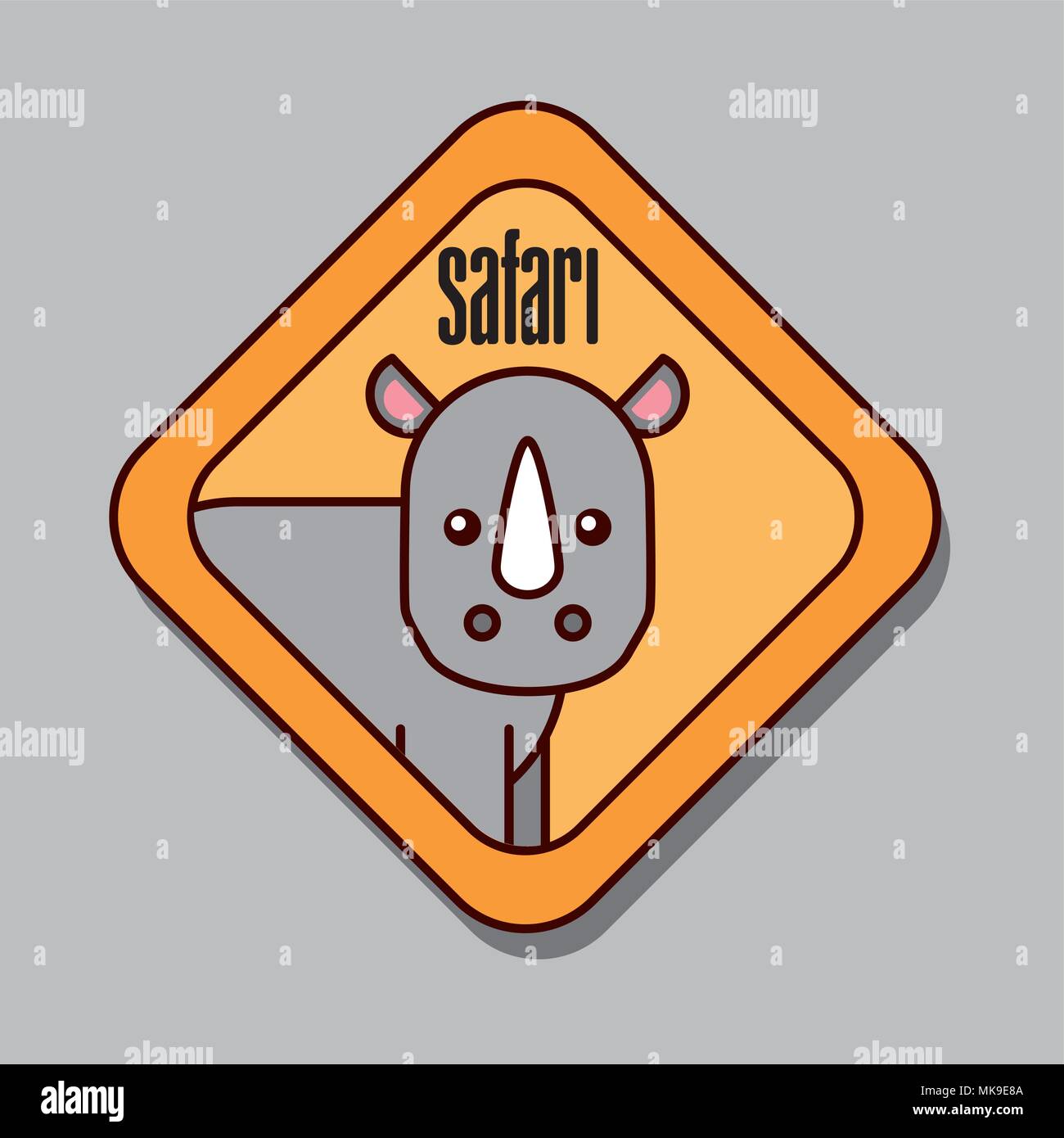 safari animals cartoon Stock Vector Image & Art - Alamy