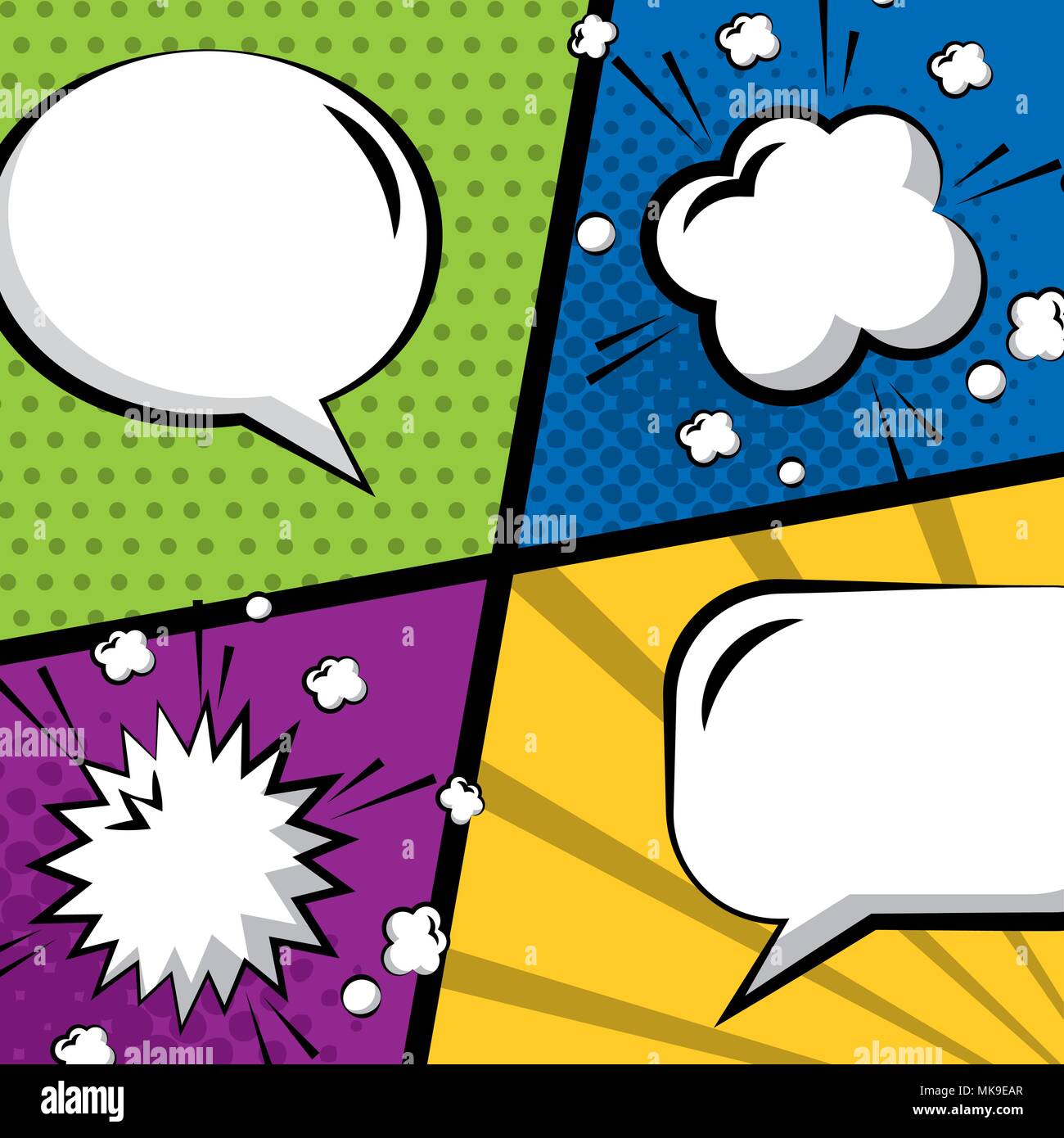 pop art comic Stock Vector Image & Art - Alamy