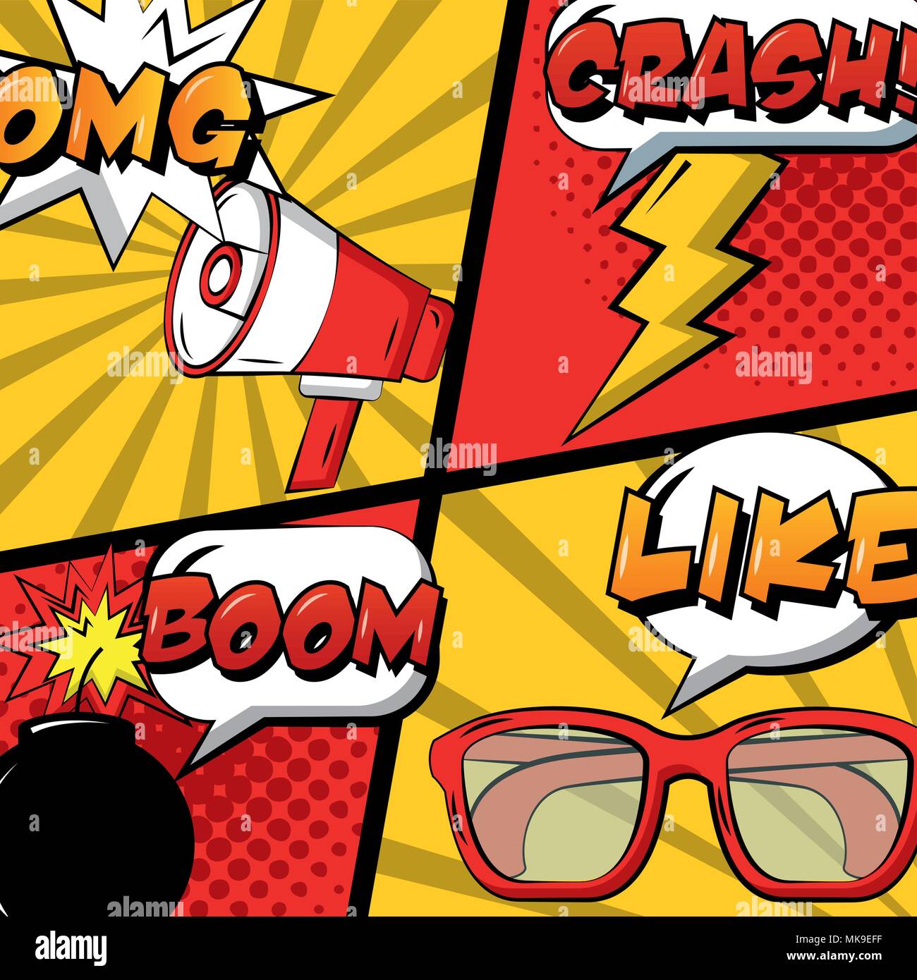 pop art comic Stock Vector Image & Art - Alamy