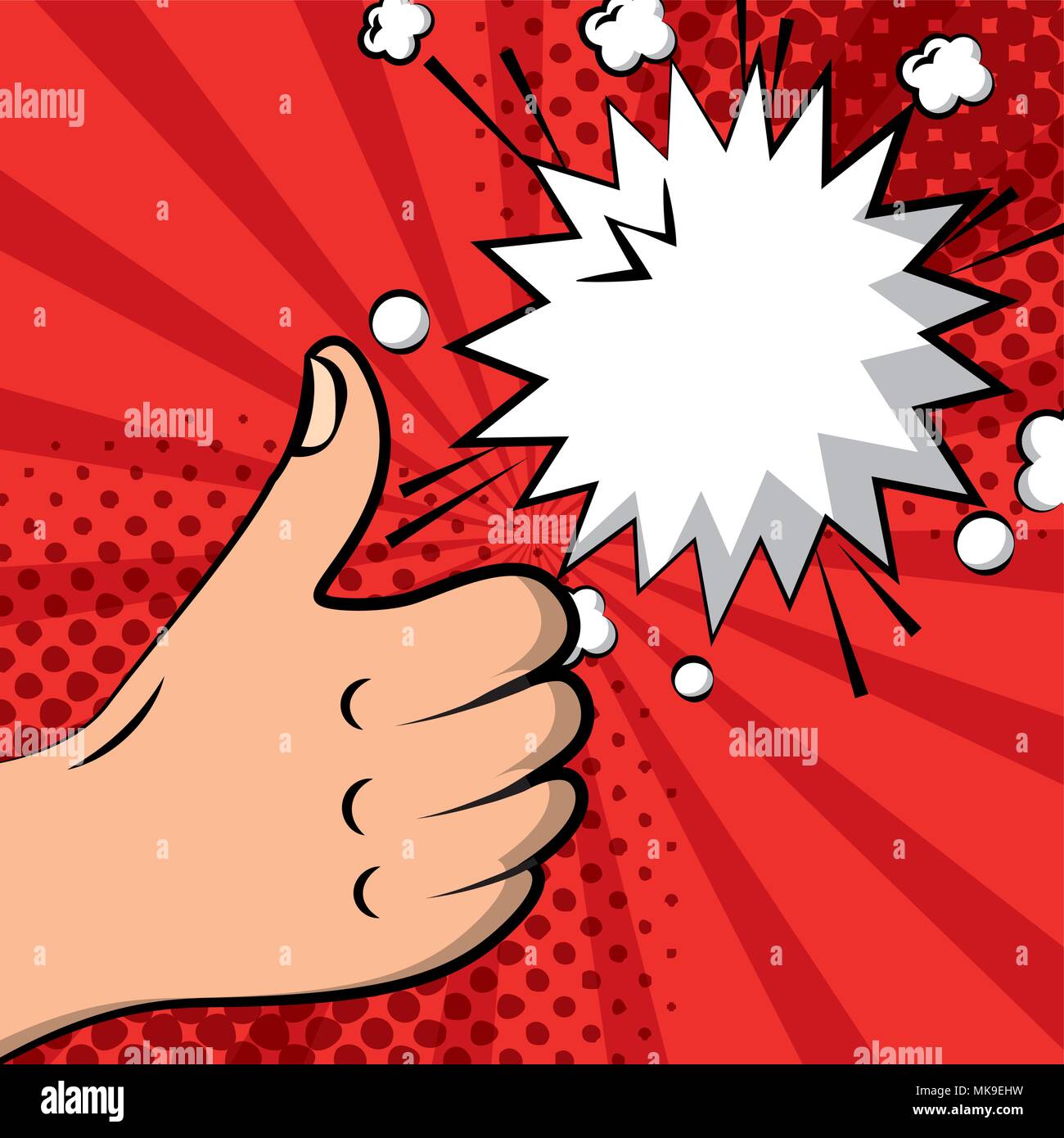 Popart explosion Stock Vector Images - Alamy