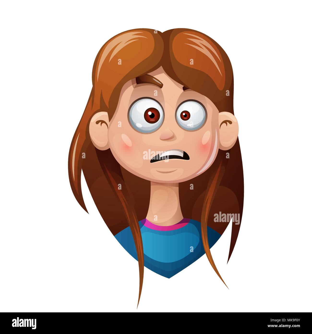 3d illustration thinking emoticon hi-res stock photography and images ...