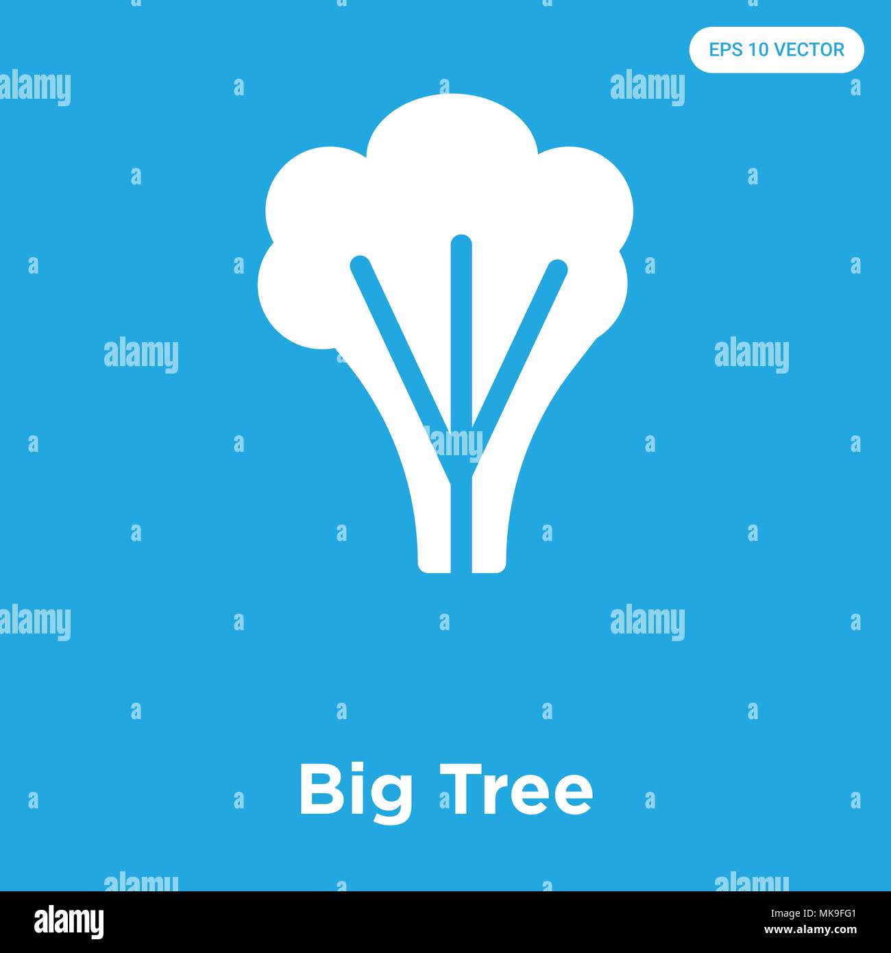 Big tree on transparent background Stock Vector Images - Alamy