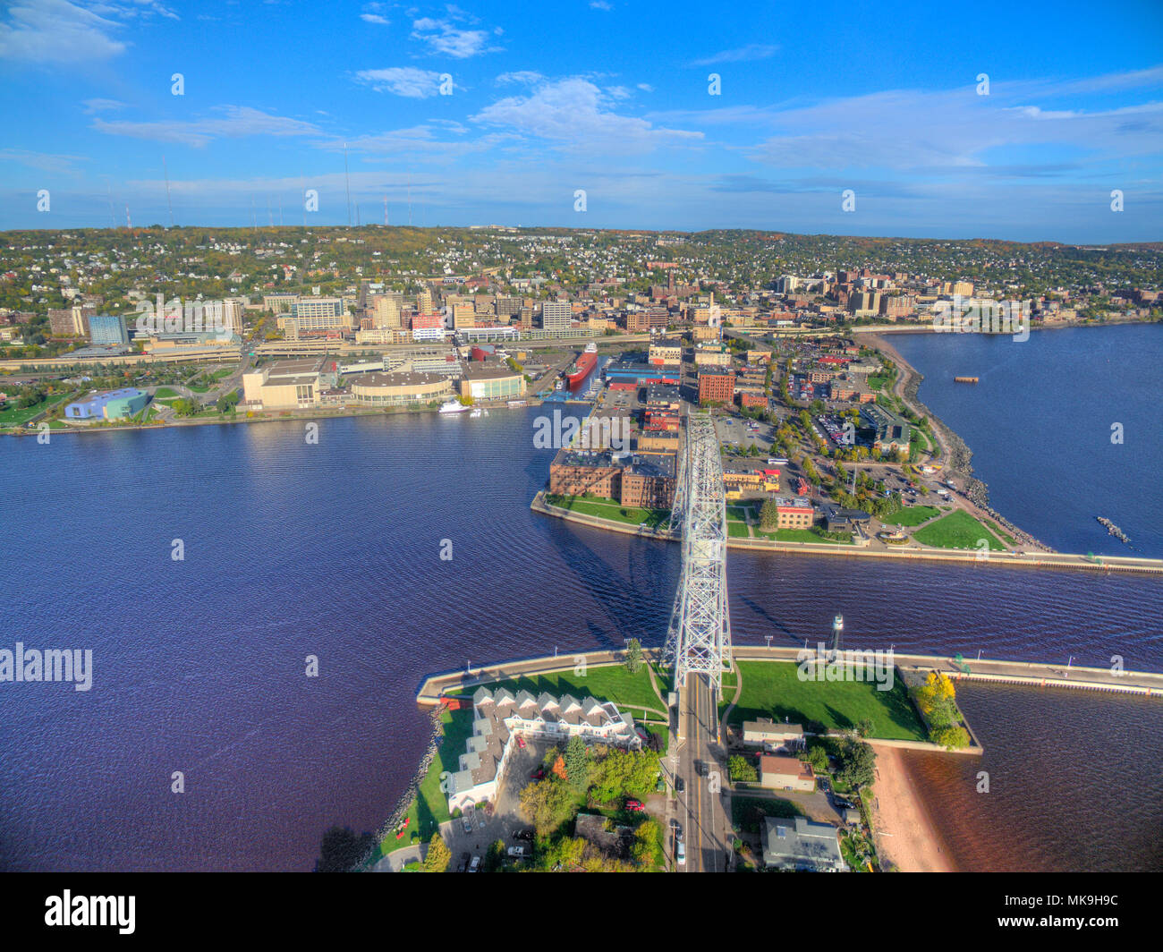 Duluth North Pier Lighthouse High Resolution Stock Photography and ...