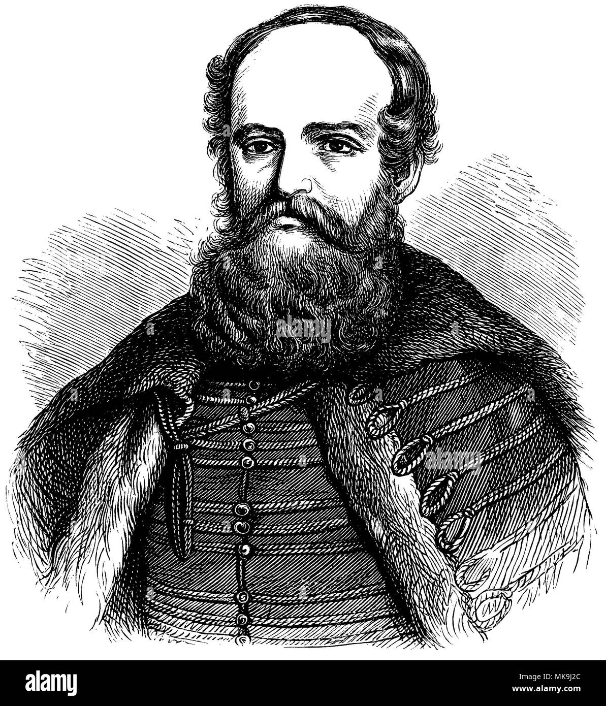 Count Louis Batthyányi (born April 9, 1806, died October 6 Stock Photo ...