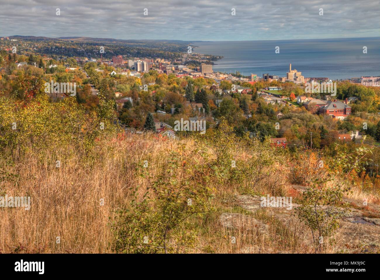 Enger Tower is a tourist destination and scenic view in Duluth ...