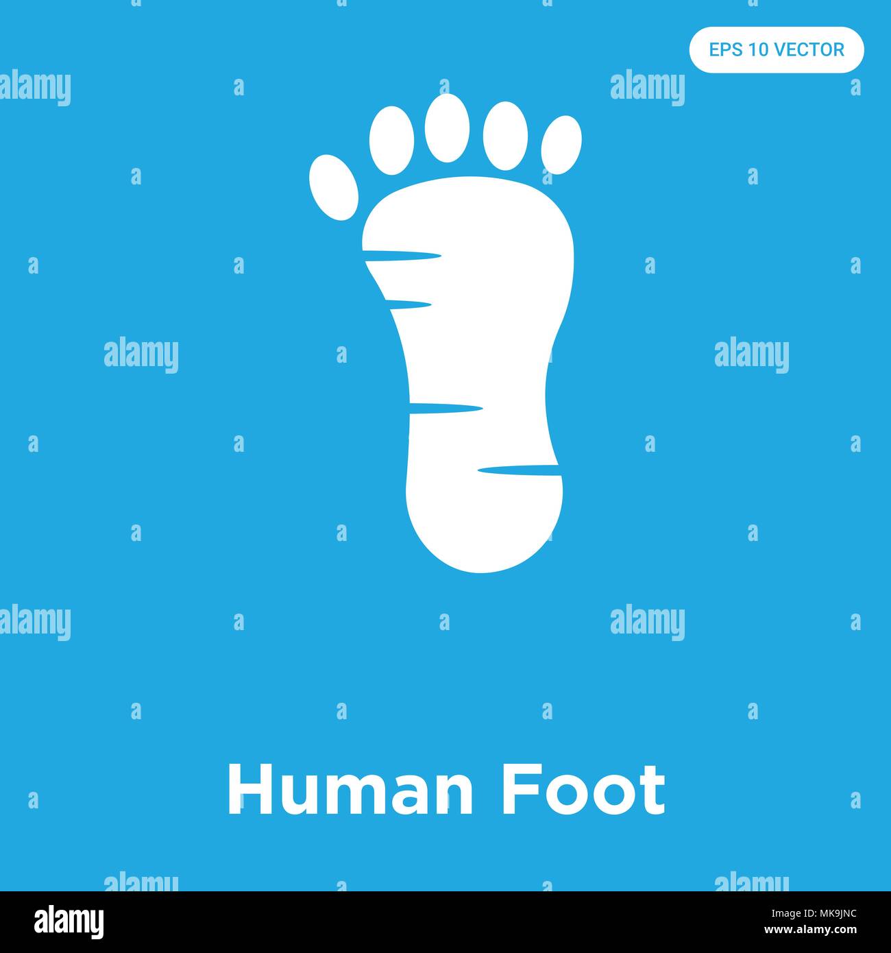 Woman foot sole face Stock Vector Images - Alamy