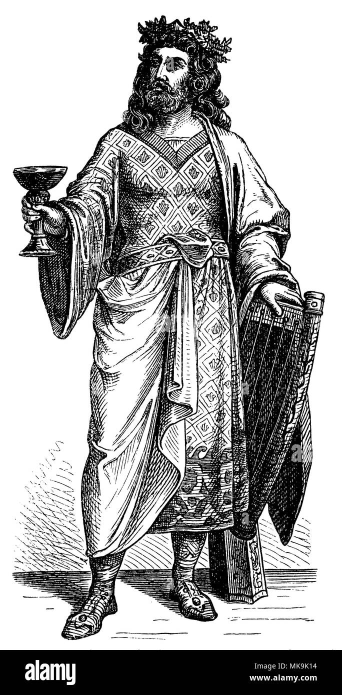 Alboin, king of the Lombards Stock Photo - Alamy