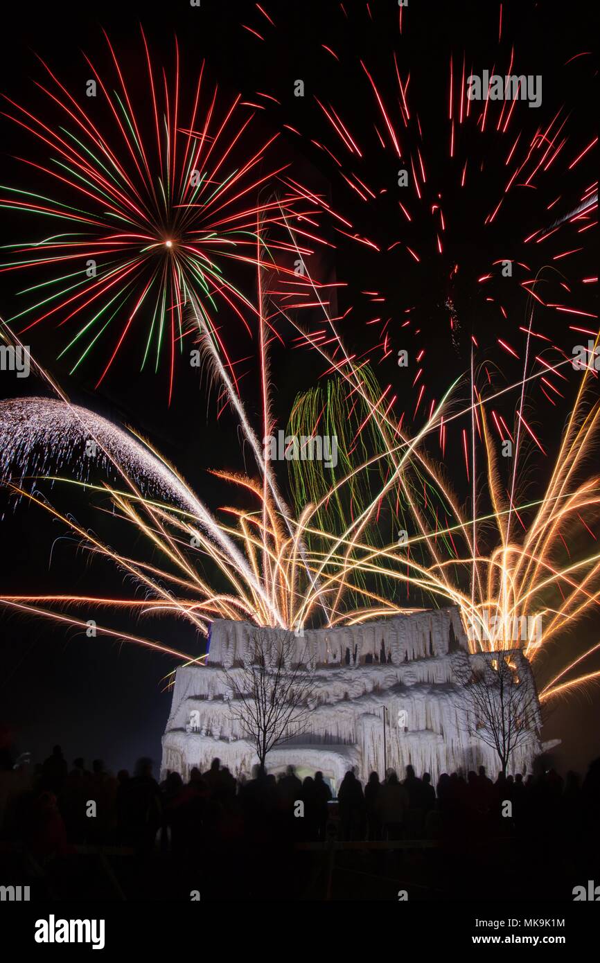The Ice Castle was part of the Annual Winterfest in Superior, Wisconsin ...