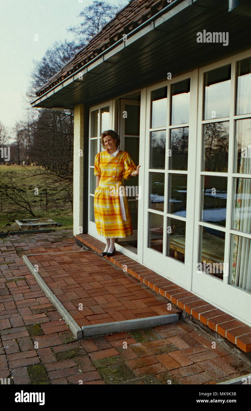 Prinzessin Donata von Preußen in Fischerhude, Deutschland 1986 ...