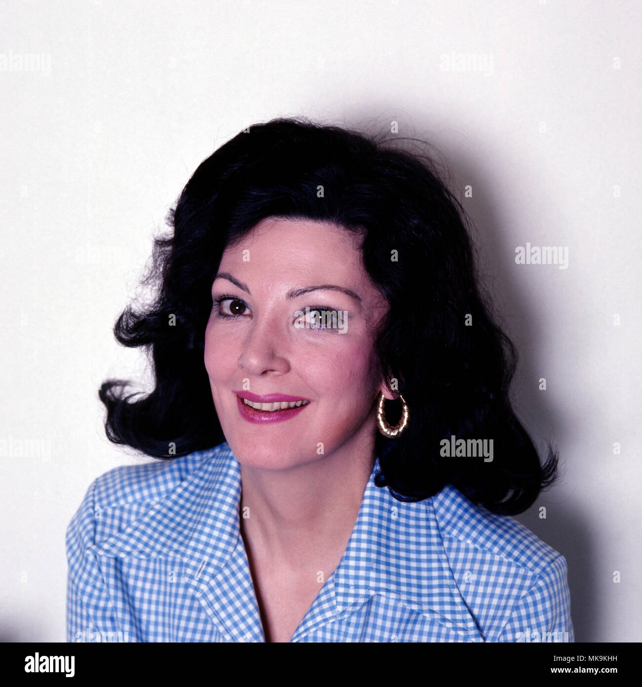 Anna Moffo, amerikanische Opernsängerin, USA 1980. American opera ...