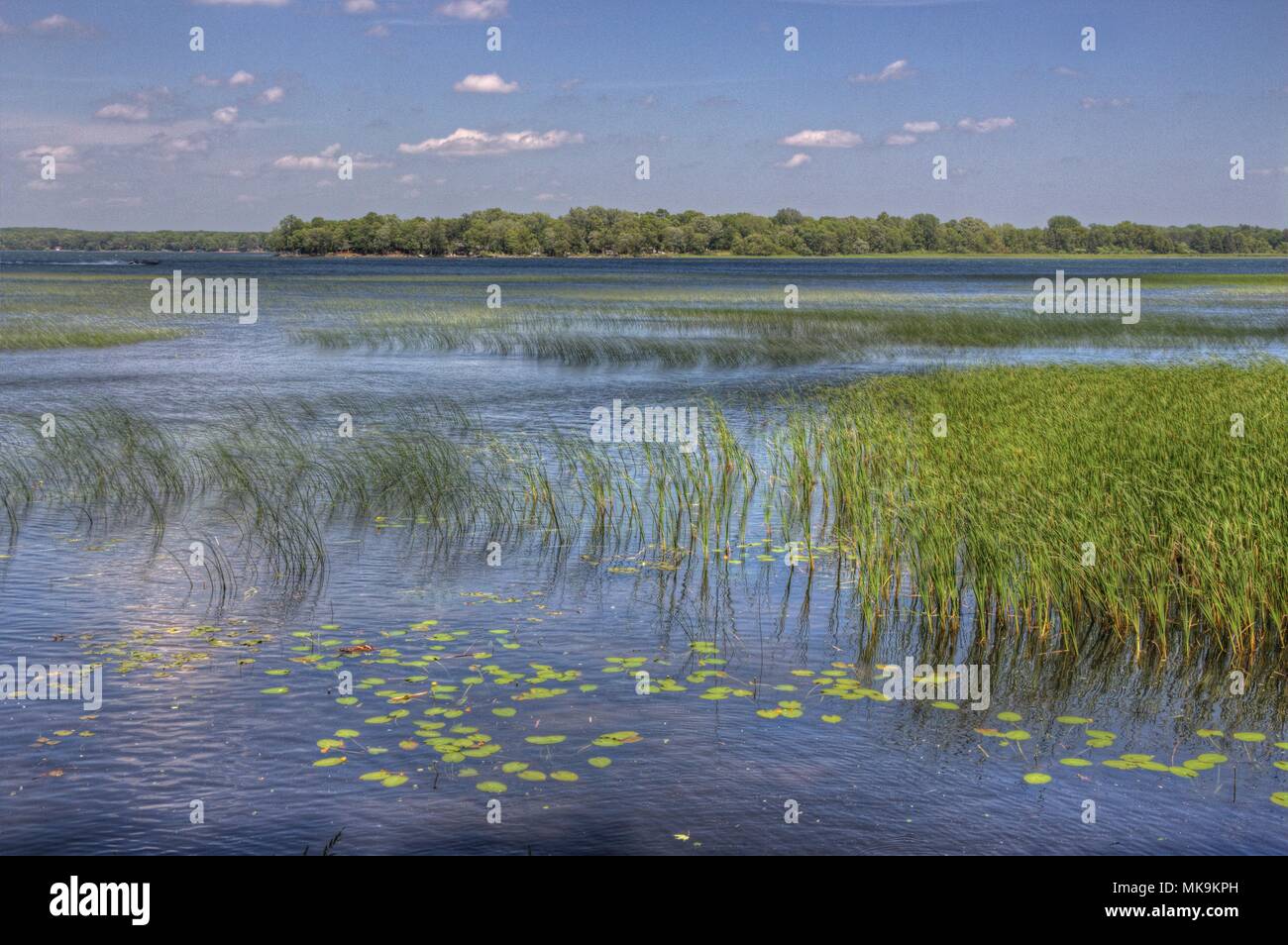 Bowstring Lake is Part of the Leech Lake Native American Reservation in ...