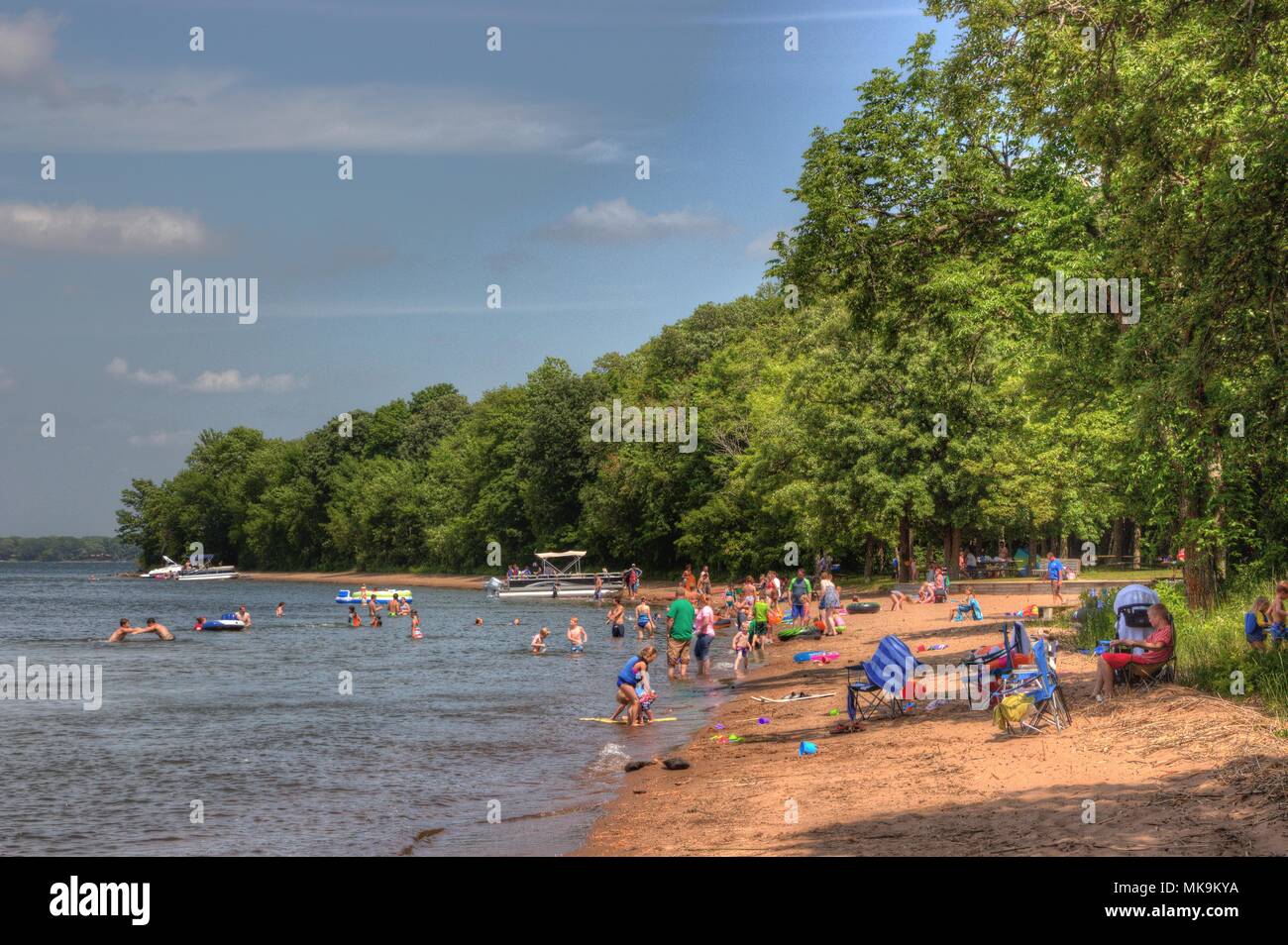 Bowstring Lake is Part of the Leech Lake Native American Reservation in ...