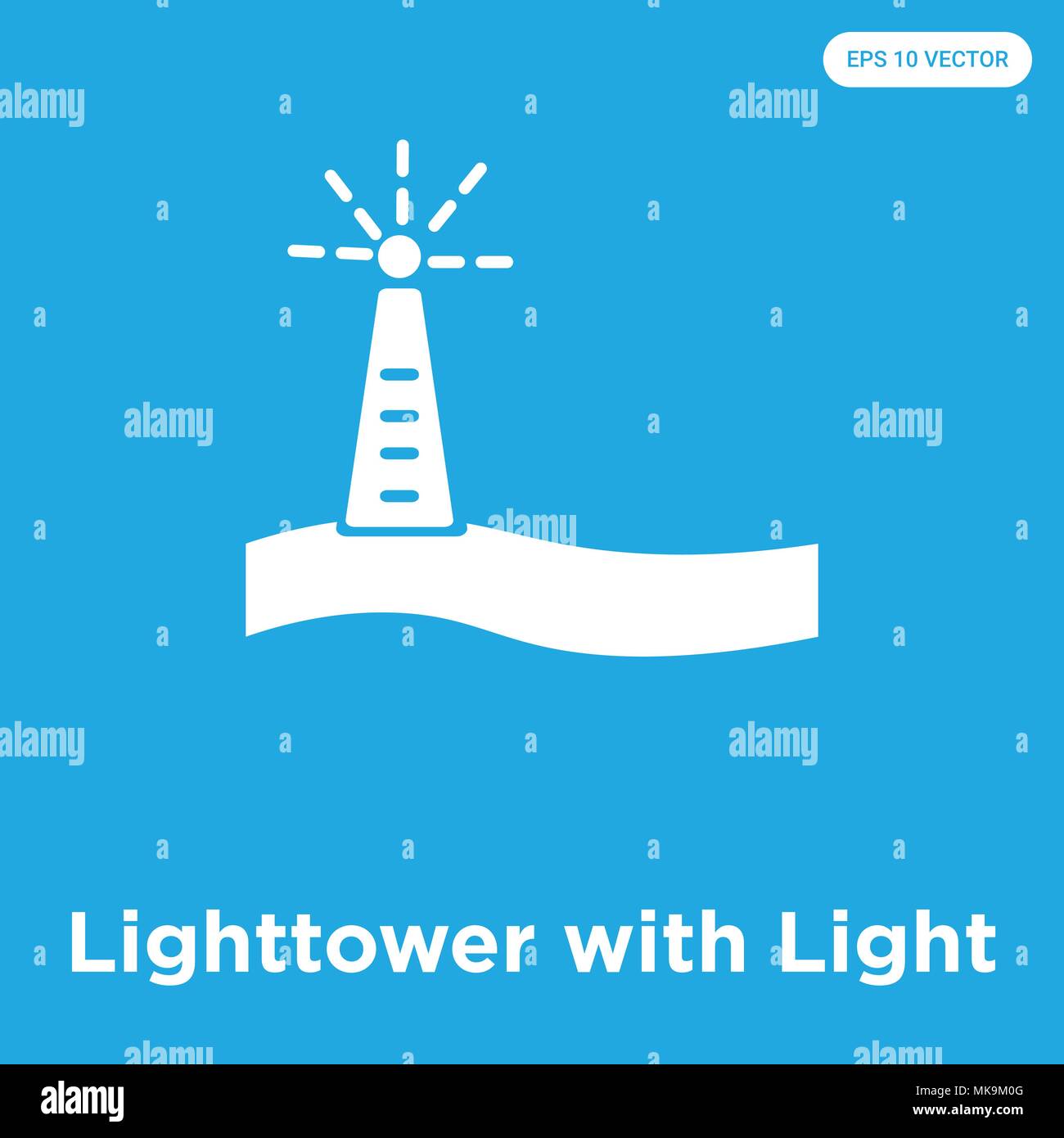 Lighttower Stock Vector Images - Alamy