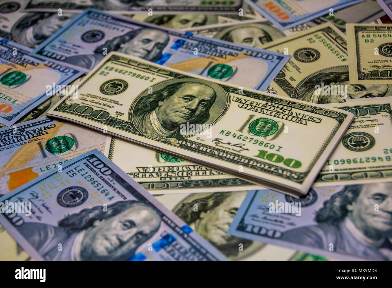 One hundred Dollars Stock Photo - Alamy