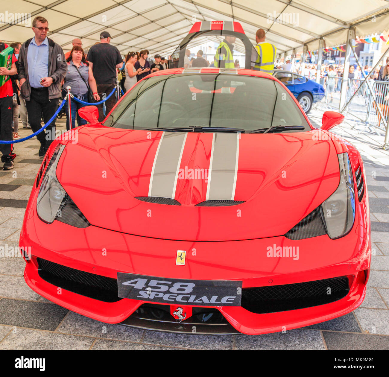 Ferrari 458 Speciale car at the Supercar Event,High Street,Stockton on ...
