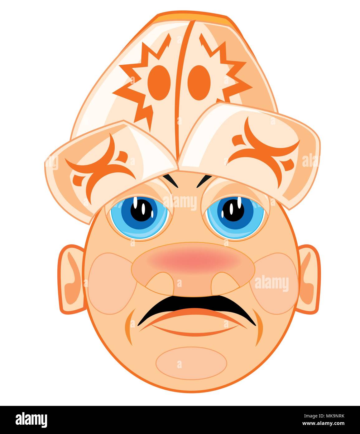 Kazakh national headdress Cut Out Stock Images & Pictures - Alamy