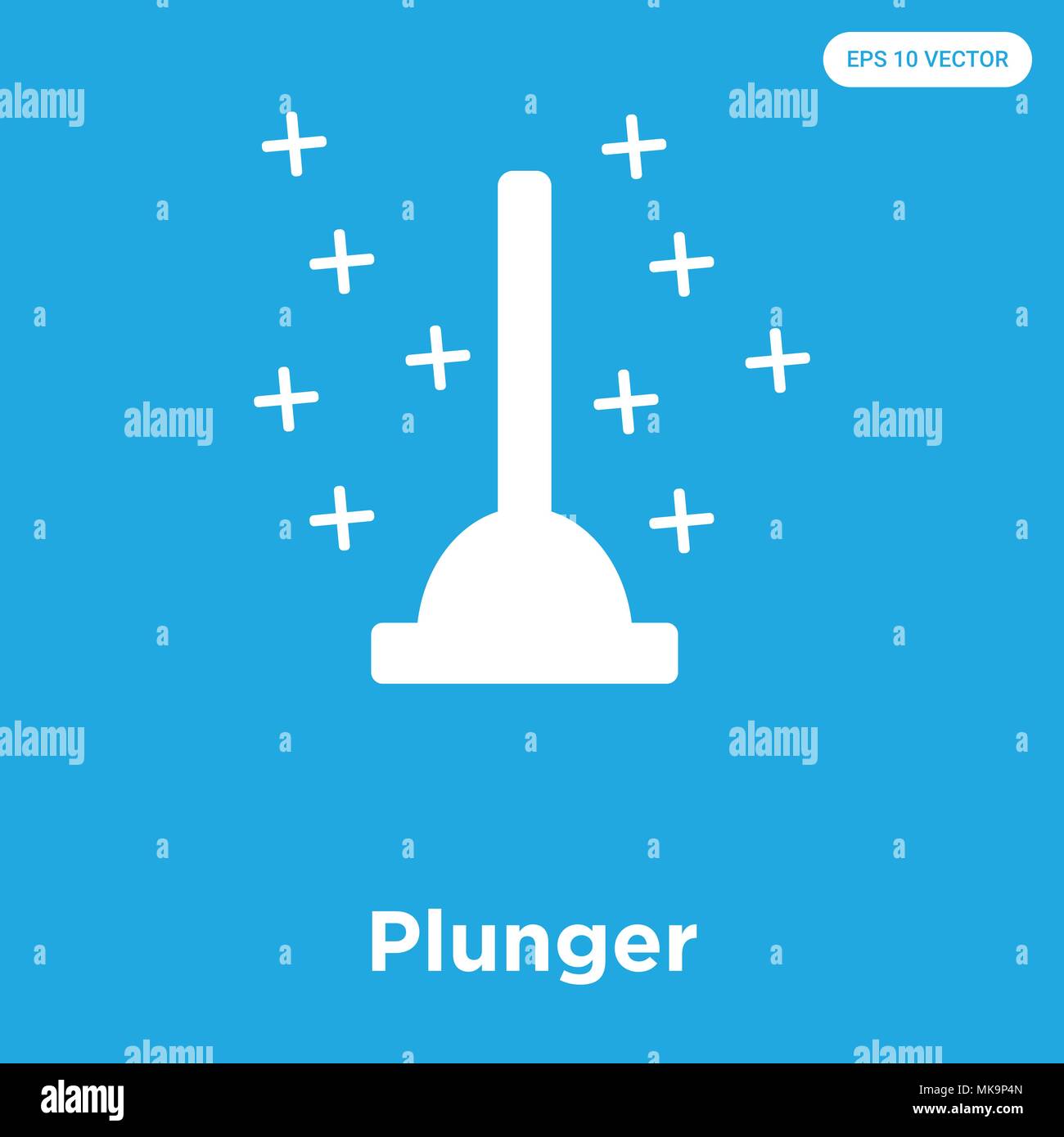 Toilet suction vector vectors Stock Vector Images - Alamy