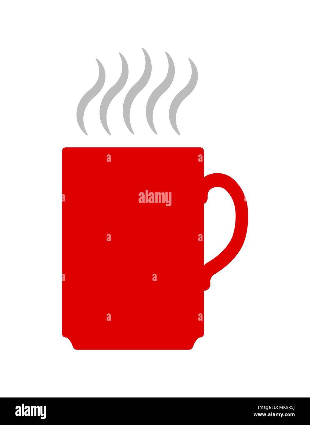 Red coffee Stock Vector Images - Alamy