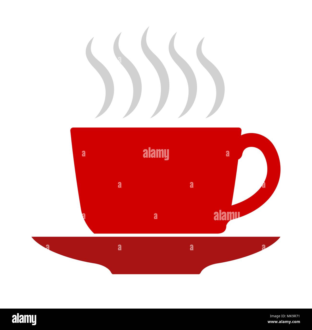 Red coffee Stock Vector Images - Alamy