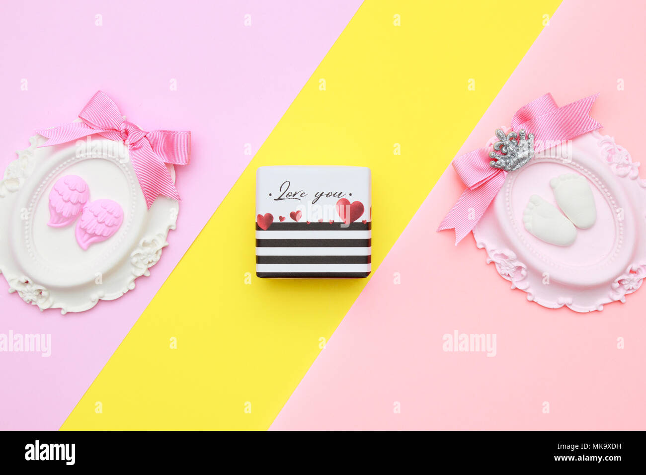 Beautiful pastel pink layout hi-res stock photography and images - Alamy