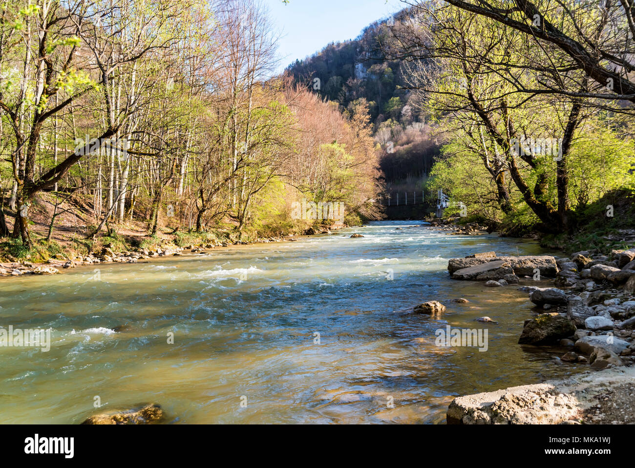 Multi colored river landscape landscapes hi-res stock photography and ...
