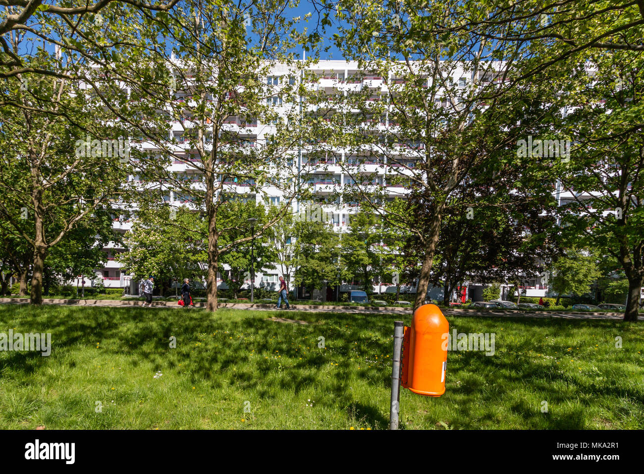 Residential building in Berlin Marzahn, Germany Stock Photo - Alamy
