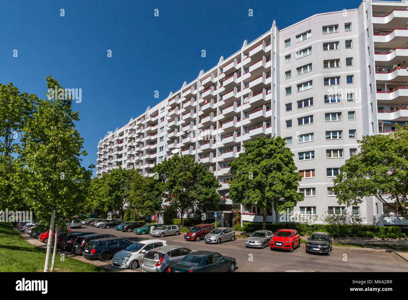 Residential building in Berlin Marzahn, Germany Stock Photo - Alamy